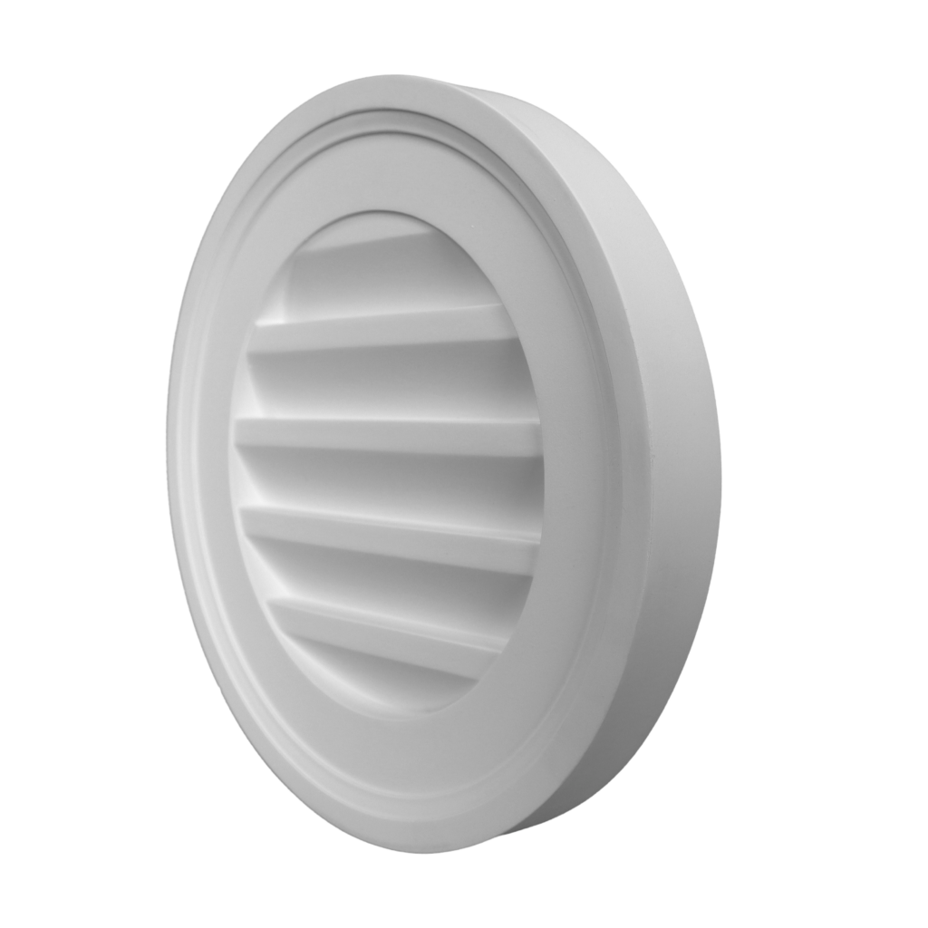 Round Exterior Wall Vent 12" 300mm - Non Functional - Gable Master